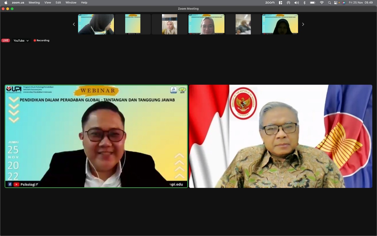 Webinar Pendidikan dalam Peradaban Global: Tantangan dan Tanggung Jawab ...