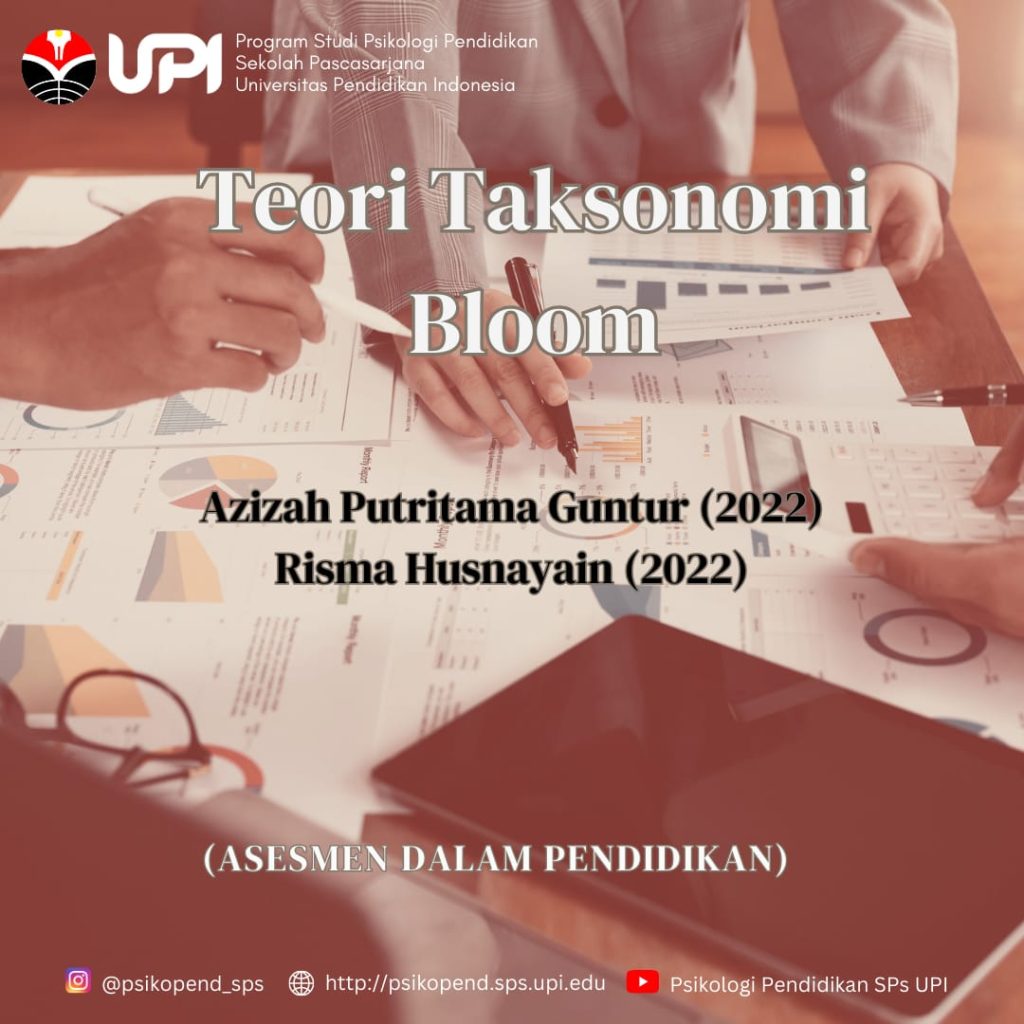 TEORI TAKSONOMI BLOOM – Psikologi Pendidikan Sekolah Pascasarjana